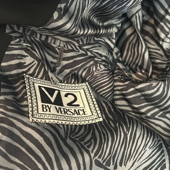Versace | Suits & Blazers | V2 By Versace Beylerian Paris Black Two ...
